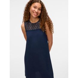 Véro Moda VERO MODA Minikleid »VMALVA CROCHET SHORT DRESS WVN GA« Sommerkleid Navy Blazer S (36) - N-Gr N-Gr S (36) Kurzes Kleid von Vero Moda