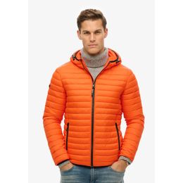 Superdry Steppjacke »HOODED FUJI LITE JACKET« Bold Orange XL XL Moderne Pufferjacke von Superdry