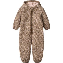 Wheat Schneeoverall »Thermosuit Hayden« wasserdicht und mit Reflektoren caramel anemones 80 80 Praktischer Unisex Schneeanzug von Wheat für Babys