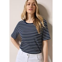 Cecil T-Shirt mit Streifen Muster universal blue XXL (46) XXL (46) T-Shirt von Cecil