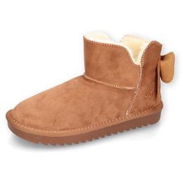 Dockers by Gerli Winterboots Winterstiefel, Schlupfstiefel mit Warmfutter cognac 37 37 Cozy Winterboots von Dockers