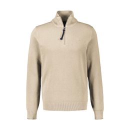 Lerros Troyer »Herren Stricktroyer in lebendiger Optik« TENDER BEIGE MELANGE 5XL 5XL Schmale Struktur-Rippe