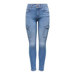Only Skinny-fit-Jeans »ONLRUSH MID WAIST SK CARGO DNM« Medium Blue denim M (38) - Länge 32 Länge 32 M (38) Jeans von Only