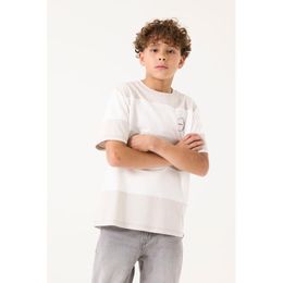 Garcia T-Shirt mit Logo Print cloud grey 176 176 T-Shirt von Garcia for BOYS