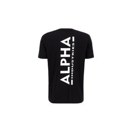 Alpha Industries T-Shirt »Backprint T-Shirt« black 3XL 3XL Single Jersey Stoff