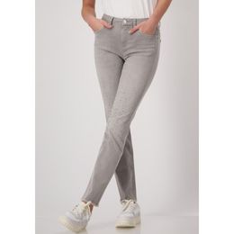 monari Röhrenhose mit Glitzernieten grau 34 - N-Gr N-Gr 34 Trendige Jeans mit Glitzersteinchen von monari