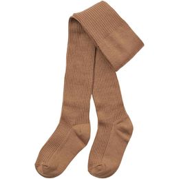 Wheat Jungen Wheat Strumpfhose &raquo;Wool Rib Tights Robin&laquo; braun