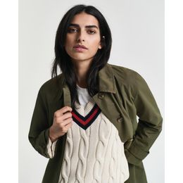 Gant Kurzmantel &raquo;CAR COAT&laquo; Mit Rundhalsausschnitt JUNIPER GREEN XXL XXL EleGanter Mantel von Gant