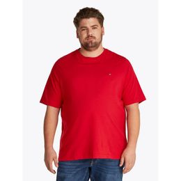 Tommy Hilfiger Big & Tall TOMMY HILFIGER BIG & TALL T-Shirt »BT-ESSENTIAL REG FIT SOLID TEE-B« Große Größen Medium Red 4XL 4XL Rundhalsshirt von Tommy Hilfiger Big & Tall