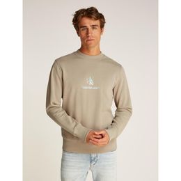 Calvin Klein Jeans Sweatshirt &raquo;SHADOW LOGO CREW NECK&laquo;, mit Logodruck Aluminum L L Sweatshirt von CALVIN KLEIN