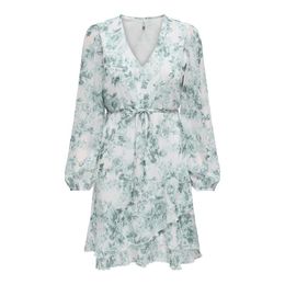 Only Minikleid »ONLMIRIAM LIFE L/S LAYERED DRESS PTM« Sommerkleid Abyss AOP:Porcelain flowers XL (42) - N-Gr N-Gr XL (42) Kurzes Kleid von Only