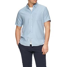 s.Oliver Kurzarmhemd mit Logo Stickerei sky blue XXL - N-Gr N-Gr XXL Hemd von s.Oliver