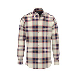 Fynch-Hatton Karohemd mit klassischem Button-Down-Kragen flame L - N-Gr N-Gr L Langarmhemd von FYNCH HATTON