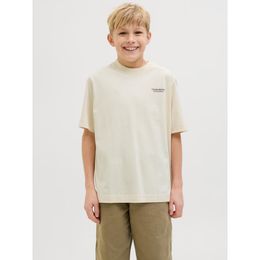 Jack & Jones JACK & JONES JUNIOR T-Shirt »JORISLINGTON TYPE TEE SS CREW N. SN JNR« Antique White 164 164 T-Shirt von Jack & Jones Junior für Jungen