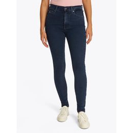 Tommy Jeans Skinny-fit-Jeans »Sylvia High Rise Skinny« mit Logo-Badge Denim dark 30 - Länge 30 Länge 30 30 Figurbetonende Skinny-fit-Jeans für eine...