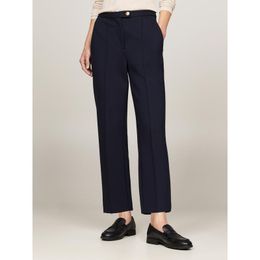 Tommy Hilfiger Webhose &raquo;PUNTO SLIM STRAIGHT PANT&laquo; mit Flagge Desert Sky 34 - N-Gr N-Gr 34 Hose von Tommy Hilfiger Womanswear