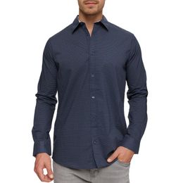 INDICODE Langarmhemd &raquo;INGreve&laquo; Navy M - N-Gr N-Gr M Hemd von INDICODE