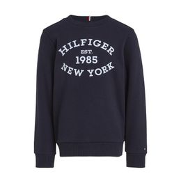 Tommy Hilfiger Sweatshirt &raquo;MONOTYPE FLOCK REG SWEATSHIRT&laquo;, Baby bis 2 Jahre; mit Frontprint; Rundhals, Langarm Desert Sky 92 92 Sweater von Tommy...