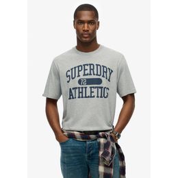 Superdry Rundhalsshirt »ATHLETIC ESS TEE« Grey Marl XL XL Bedrucktes Shirt von Superdry