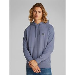 Calvin Klein Jeans Sweatshirt &raquo;WOVEN LABEL HOODIE&laquo;, K&auml;ngurutasche, Logostickerei Grisaille L L Sweatshirt von Calvin Klein Jeans Menswear