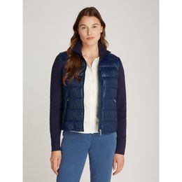 Tommy Hilfiger Steppjacke »LW DOWN FEMININE GLOSS KNIT JKT« mit leichter Wattierung Dark Night Navy L (40) L (40) Steppjacke von Tommy Hilfiger