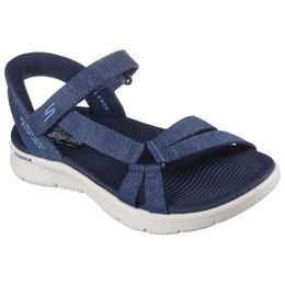 Skechers Sandale »GO WALK FLEX SANDAL-ILLUMINATE«, Sandalette, Trekking Sandale mit Gogo Mat Fußbett navy 39 39 Bequeme Sandale mit Slip-ins Funktion