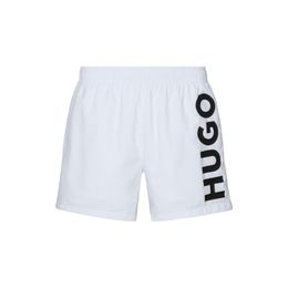 HUGO UNDERWEAR Badeshorts »ABAS« seitlich mit großem HUGO Logo-Print White 100 M (50) - N-Gr N-Gr M (50) Badeshorts von HUGO Menswear