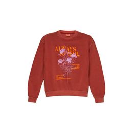 s.Oliver Junior M&auml;dchen s.Oliver Junior Sweater, mit Frontprint rot 170/176