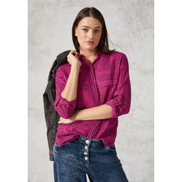 Cecil Langarmbluse mit &Auml;rmelriegel jewel pink XXL (46) XXL (46) Musselin-Bluse von Cecil