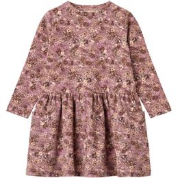 Wheat Jerseykleid »Jersey Dress L/S Bessie« lavender flowers 98 - N-Gr N-Gr 98 Langärmeliges Jerseykleid aus weicher Bio-Baumwolle für das Kind im...