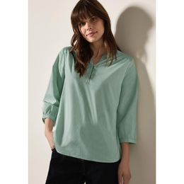 Cecil Klassische Bluse mit Smock-Detail matcha green L (42) L (42) Bluse von Cecil