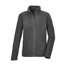 Killtec Fleecejacke »KOW 90 MN KNTFLC JCKT« Microfleecejacke mit Stehkragen, verschließbaren Taschen, Kinnschutz mittelgrau L L Herren Microfleece...