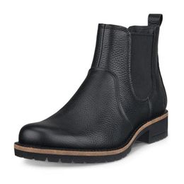 Ecco Chelseaboots »ELAINA«, Schlupfboots, Stiefelette, Blockabsatz, mit Stretch schwarz 36 36 Mit beidseitigen Stretcheinsätzen und Anziehlasche