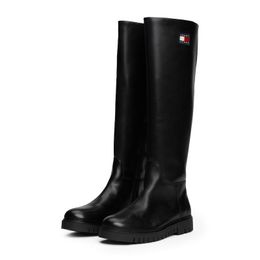 Tommy Jeans Stiefel »TJW LONG SHAFT BOOT«, Blockabsatz, Langschaftstiefe, Stiefel mit seitlichem Logo schwarz 37 37 Klassischer Langschaftstiefel,...