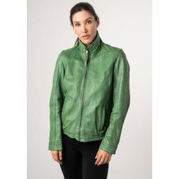 Mauritius Lederjacke »MWWalli« mit Stehkragen green 3XL