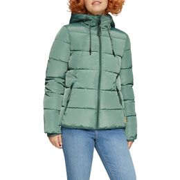 QS Steppjacke mit Kapuze mit Kapuze sage green XS XS Outdoorjacke von QS