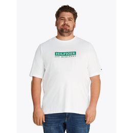 Tommy Hilfiger Big & Tall TOMMY HILFIGER BIG & TALL Kurzarmshirt »BT-COLOUR TO COLOR GRAPHIC TEE-B«, Große Größen White XXL XXL T-Shirt von Tommy Hilfiger Big & Tall