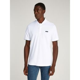 Calvin Klein Poloshirt »STRETCH PIQUE STAND COLLAR POLO« mit kontrastfarbenen Kanten Bright White 3XL 3XL Poloshirt von Calvin Klein