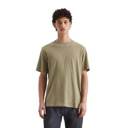 Marc O'Polo MARC O'POLO DENIM T-Shirt mit leicht unregelmäßiger Oberfläche Dusky Green XXL XXL Rundhalsshirt von Marc O'Polo Denim