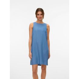 Véro Moda VERO MODA Maxikleid »VMFLEUR SL SHORT TENCEL DRESS GA« Sommerkleid Medium Blue Denim XL - N-Gr N-Gr XL Kurzes Kleid von Vero Moda