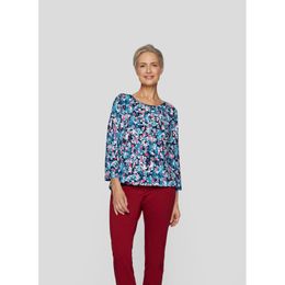 Rabe 3/4-Arm-Shirt mit Blumenprint pazifik 46 46 Shirt von Rabe