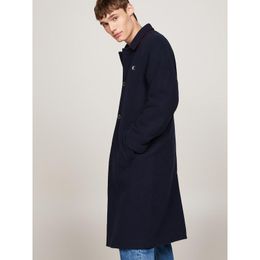 Tommy Jeans Langmantel »TJM WOOL COAT« mit halbgespreizten Kragen Dark Night Navy S S Mantel von Tommy Jeans Men