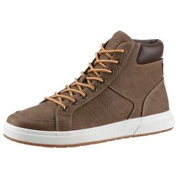 Levi's LEVI'S Sneaker »PIPER MID«, Schnürboots, Freizeitschuh, Schnürer mit Logoprägung braun 45 45 Trendiiger High Top-Sneaker mit weich gepolstertem...