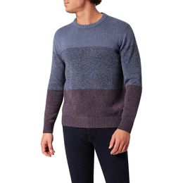 Pioneer Authentic Jeans Herren Strickpullover in Melange Optik blau M
