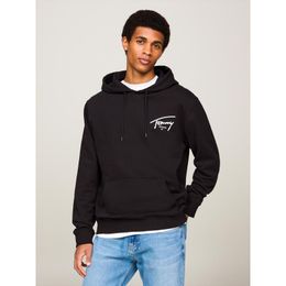 Tommy Jeans Herren Kapuzensweatshirt &raquo;TJM REG ENTRY GRAPHIC HOODIE EXT&laquo;, mit Logoschriftzug schwarz 3XL