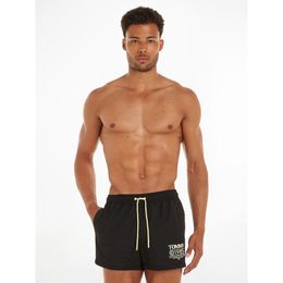 Tommy Hilfiger Swimwear Badeshorts &raquo;SF SHORT DRAWSTRING&laquo;, mit kultigem Logoschriftzug black XL (54) - N-Gr N-Gr XL (54) Badeshorts von TOMMY HILFIGER