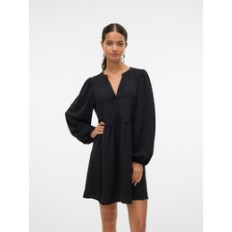 Véro Moda VERO MODA Tunikakleid »VMEMMA LS LACE DRESS WVN GA NOOS« Sommerkleid Black XS - N-Gr N-Gr XS Pflegeleichtes Polyester: stressfreie Wartung und...