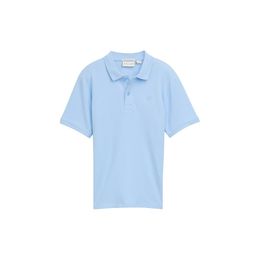 Tom Tailor Poloshirt mit Bio-Baumwolle washed out middle blue 140 140 Poloshirt von Tom Tailor