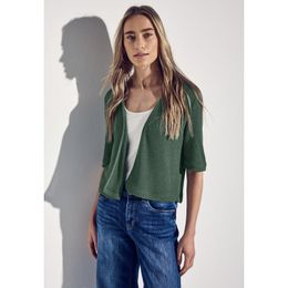Street One Shirtjacke im Strick-Look garden green 44 44 Shirtjacke von Street One