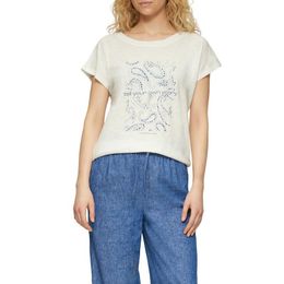 s.Oliver T-Shirt mit Artwork Print OFF WHITE 34 34 T-Shirt von s.Oliver